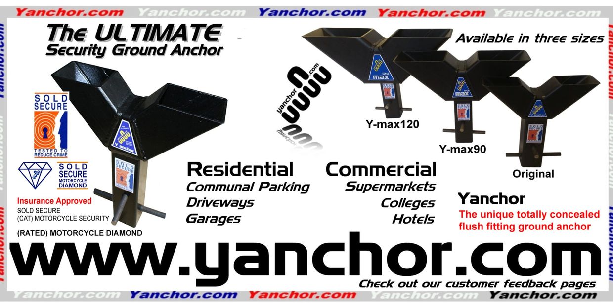 Motorcycle Security - Y anchor